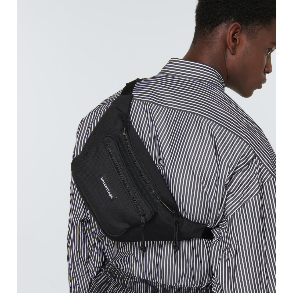 CT BAGS｜【全新代購】BALENCIAGA LOGO 經典腰包 | 蝦皮購物