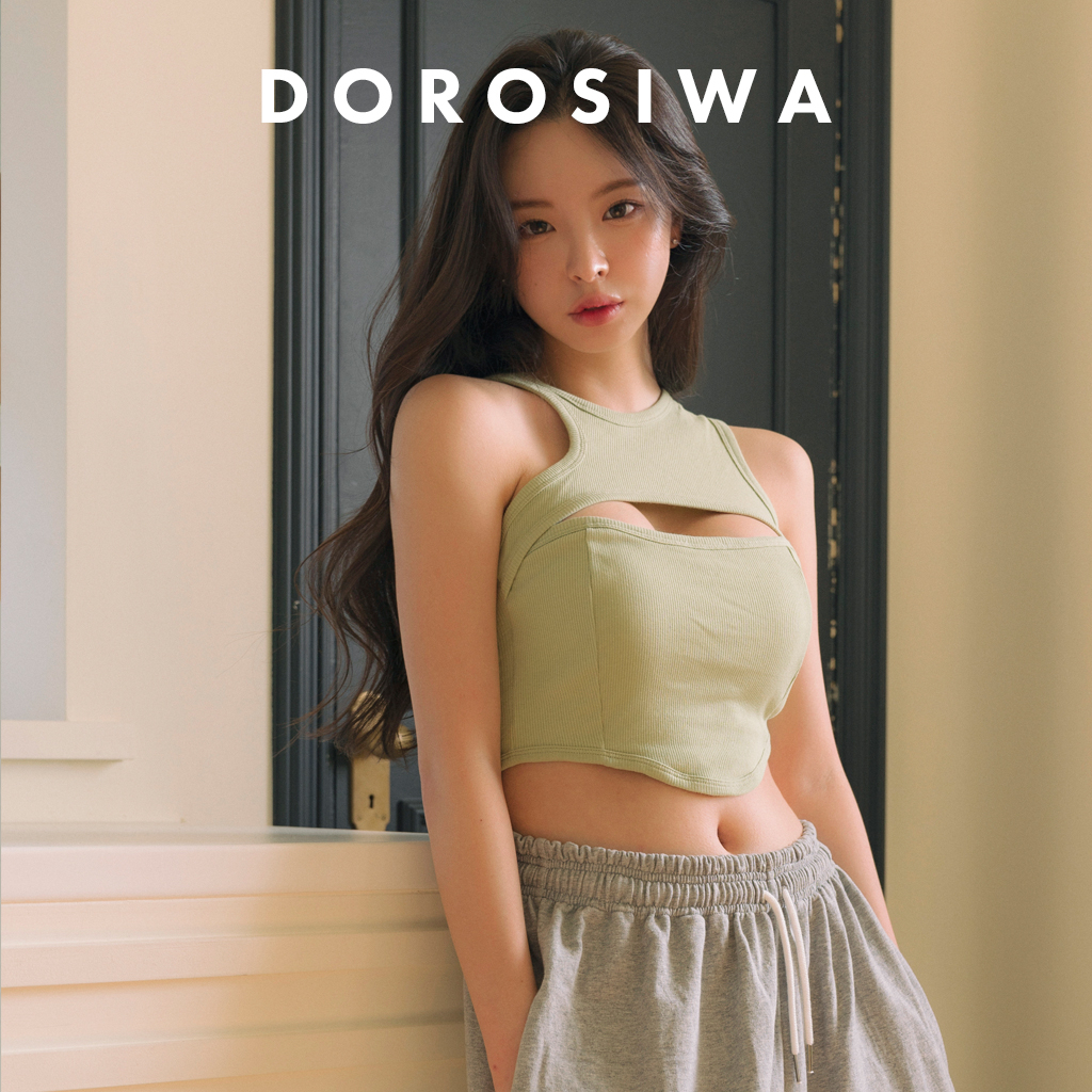 DOROSIWA 韓系時尚挖空剪裁小可愛 韓國 一體成型 胸墊 透氣 時尚 舒適 背心式 内衣 | 蝦皮購物