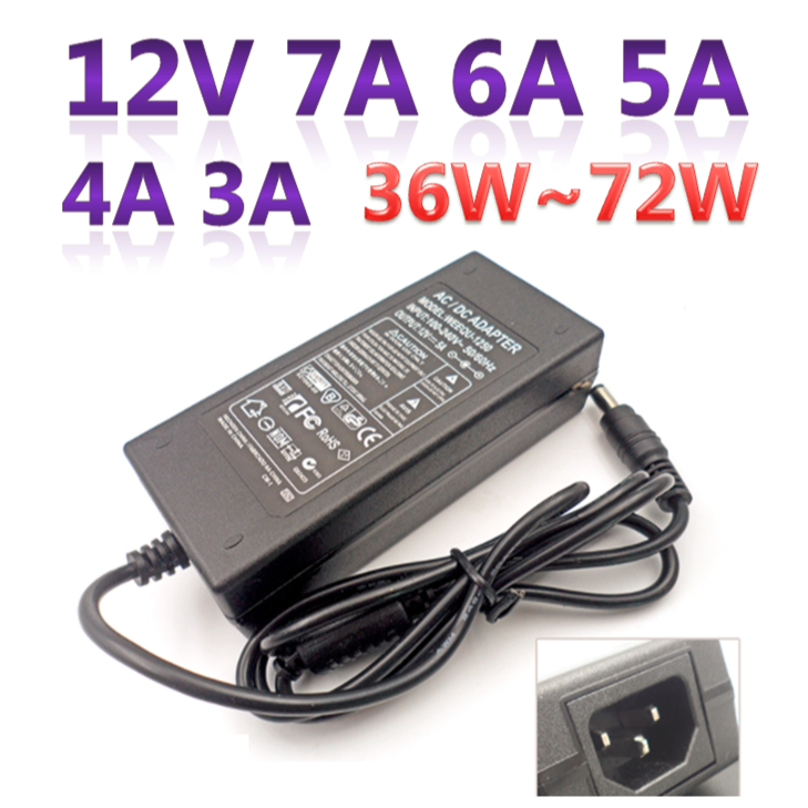 🚩台灣現貨 12V變壓器 專業電腦螢幕液晶電視 監控錄像機 LED 電源供應器 3A 4A 5A 6A 7A 適用 | 蝦皮購物
