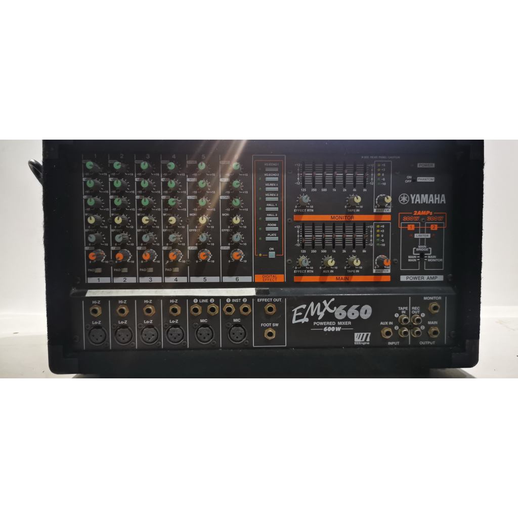 二手 YAMAHA EMX660 600W 混音擴大機 | 蝦皮購物