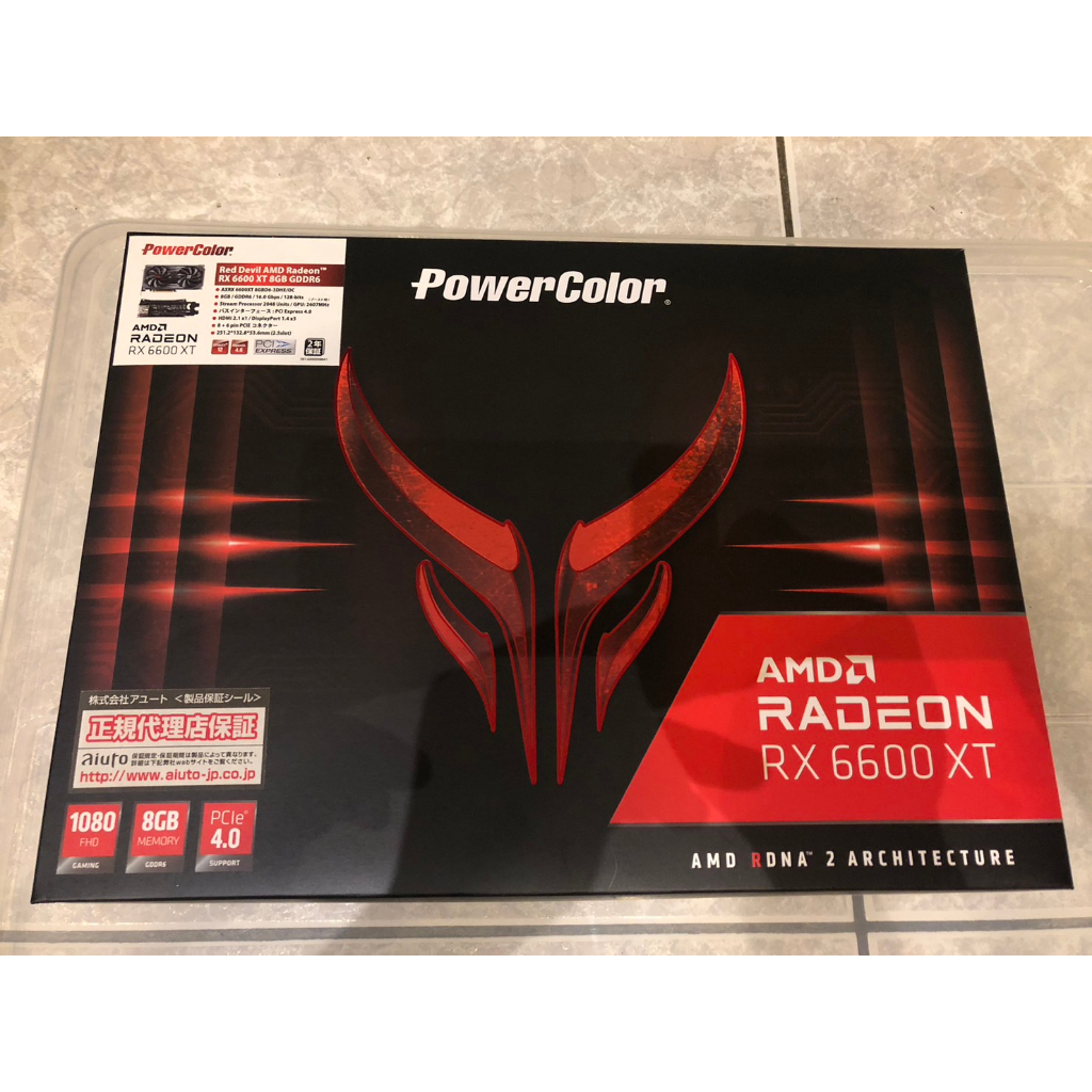 撼訊 PowerColor Red Devil AMD Radeon RX 6600XT 8G 紅魔 (最後一張) | 蝦皮購物