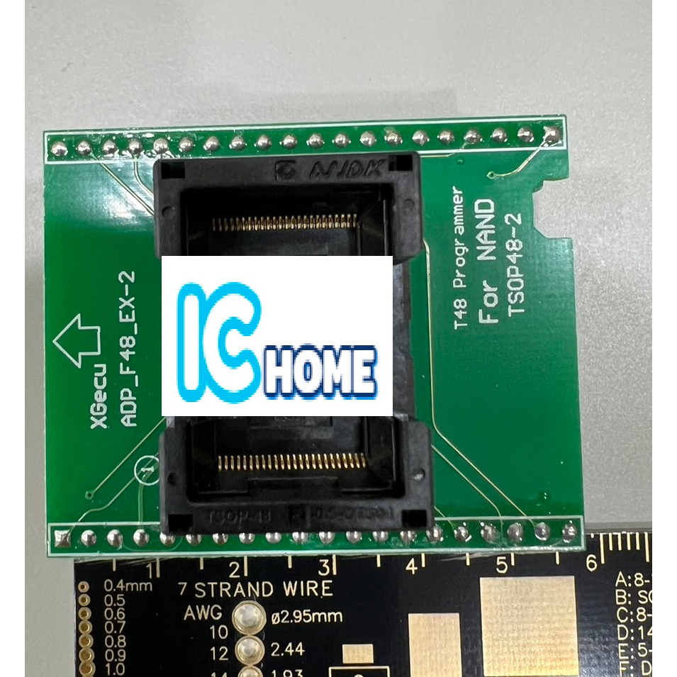 ICHOME Xgecu T48 T56 TL886 專用燒錄座 ADP_F48_EX-2 TSOP48 Nand | 蝦皮購物