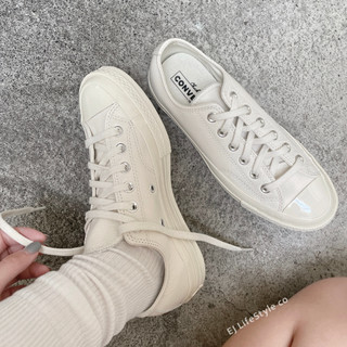 -EJ- CONVERSE CHUCK 1970 OX 荔枝皮 皮革 低筒 全白 A03435C 藍灰 A03434C | 蝦皮購物