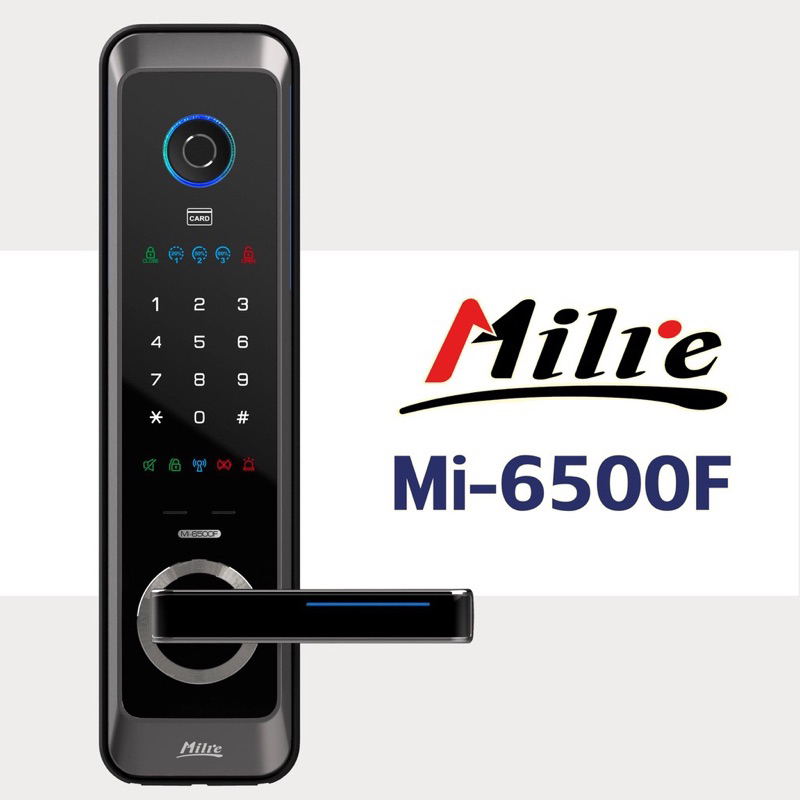 美樂 MI-6500F 防水電子鎖 四合一 (指紋+卡片+密碼+鎖匙) ★全台到府安裝★**保固三年** | 蝦皮購物