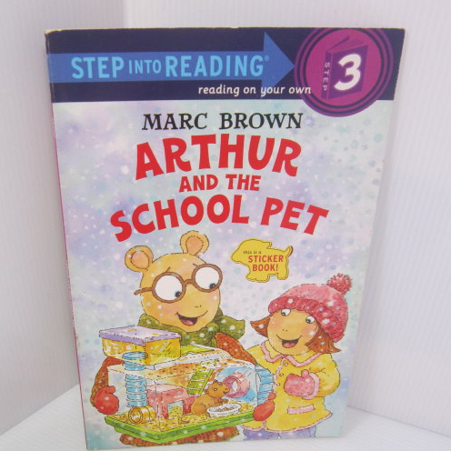 「二手書」Step into Reading 3: Arthur and the School Pet 英文讀本 | 蝦皮購物