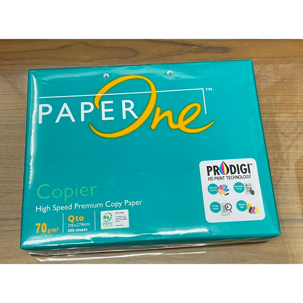 PAPER ONE 70磅 Qto letter / A4 打孔影印紙 診所報表專用 醫院病歷雙孔影印紙 | 蝦皮購物