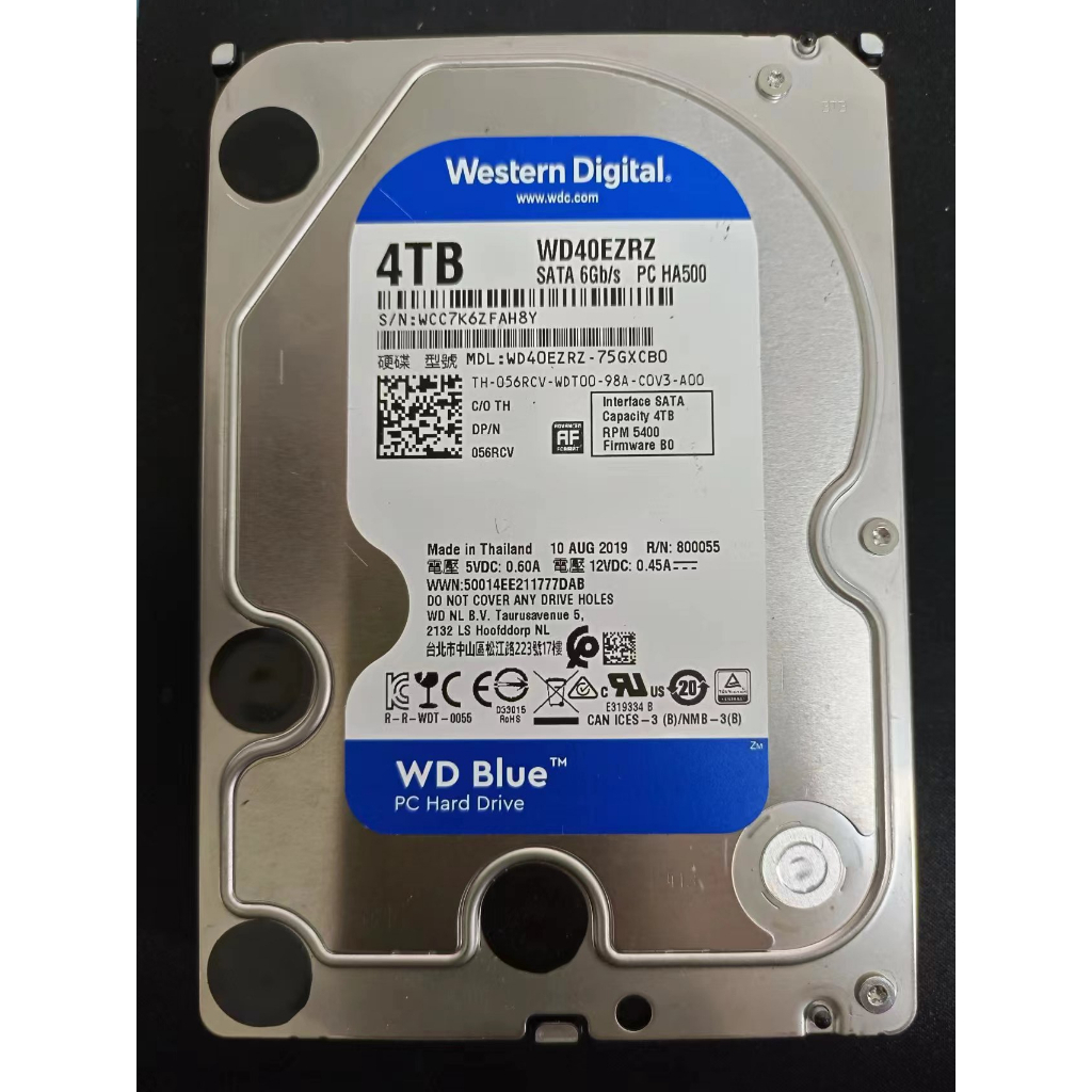 【WD】WD40EZRZ 3.5吋硬碟 4TB(拆機良品) | 蝦皮購物