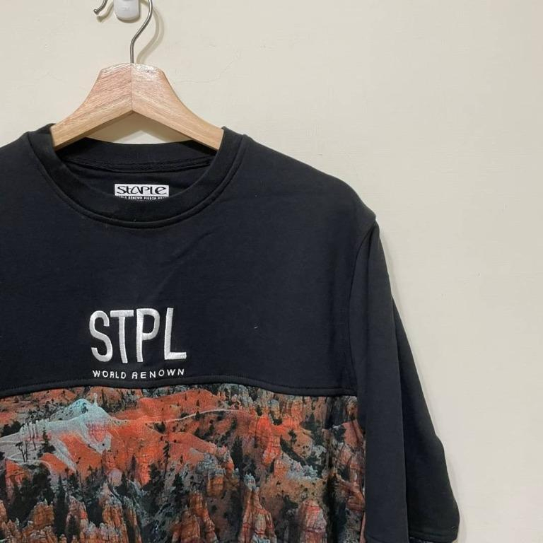 現貨｜古著｜Stpl world renown 拼接長袖 | 蝦皮購物
