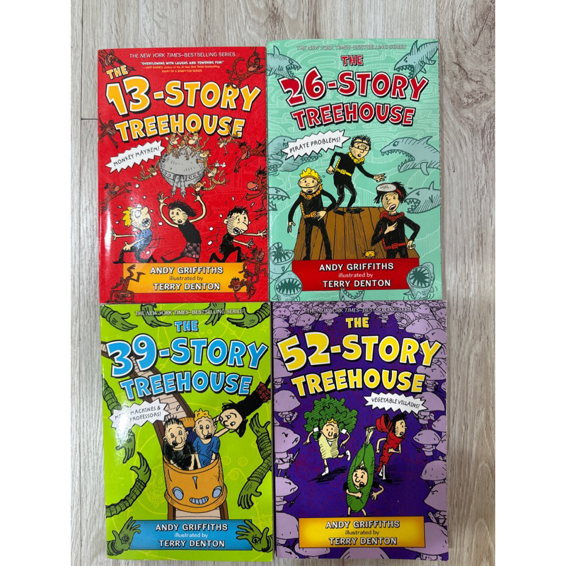 The 13 story tree house 原文童書 共四本 | 蝦皮購物