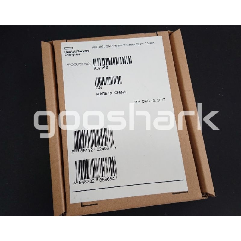 AJ716B 全新盒裝 HPE 8Gb ShortWave B-Series SFP+ 光纖收發器 670504-001 | 蝦皮購物