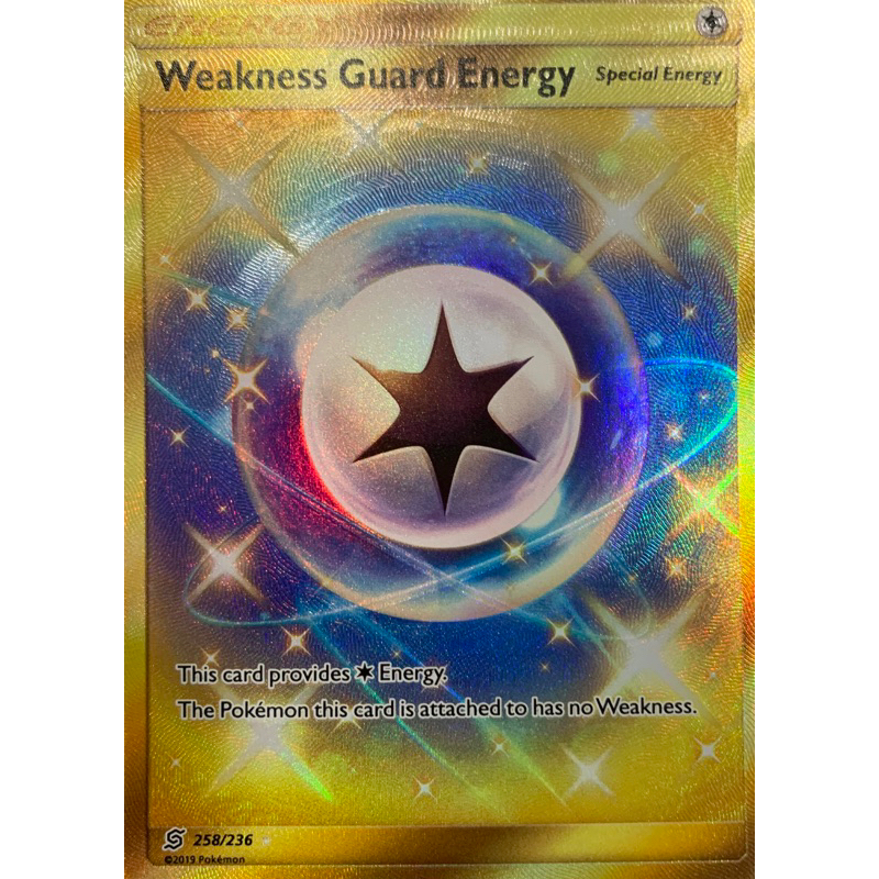 寶可夢 PTCG美版 國際版 Weakness Guard Energy 258/236 防守能量UR | 蝦皮購物