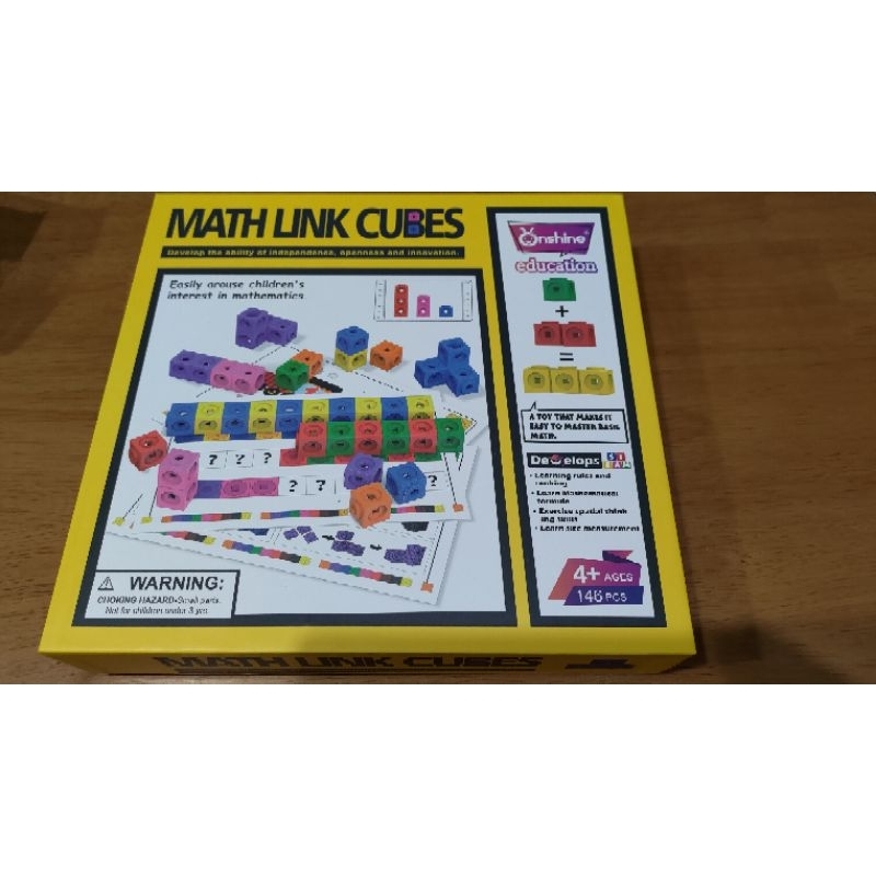 數學立體積木拼裝 math link cubes | 蝦皮購物
