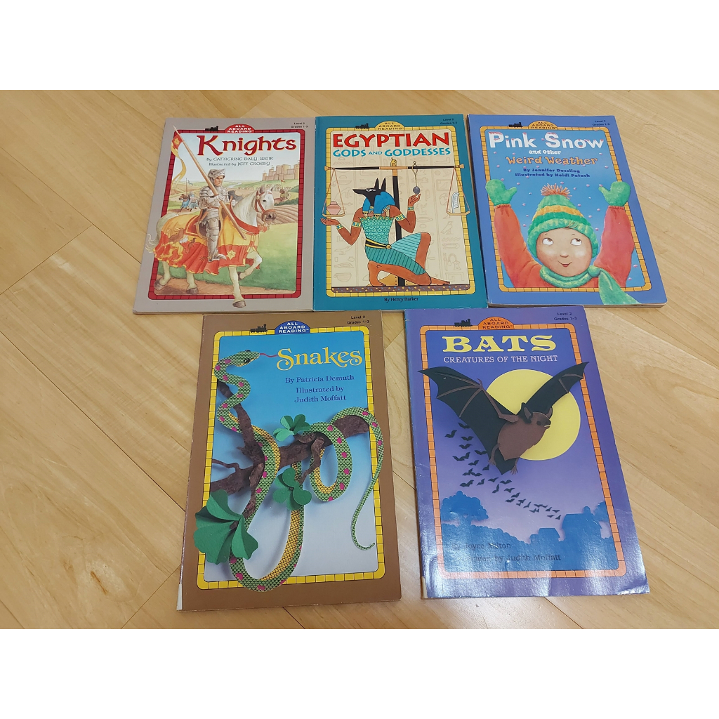 All aboard reading level 2 英文閱讀 繪本 五本合售 | 蝦皮購物