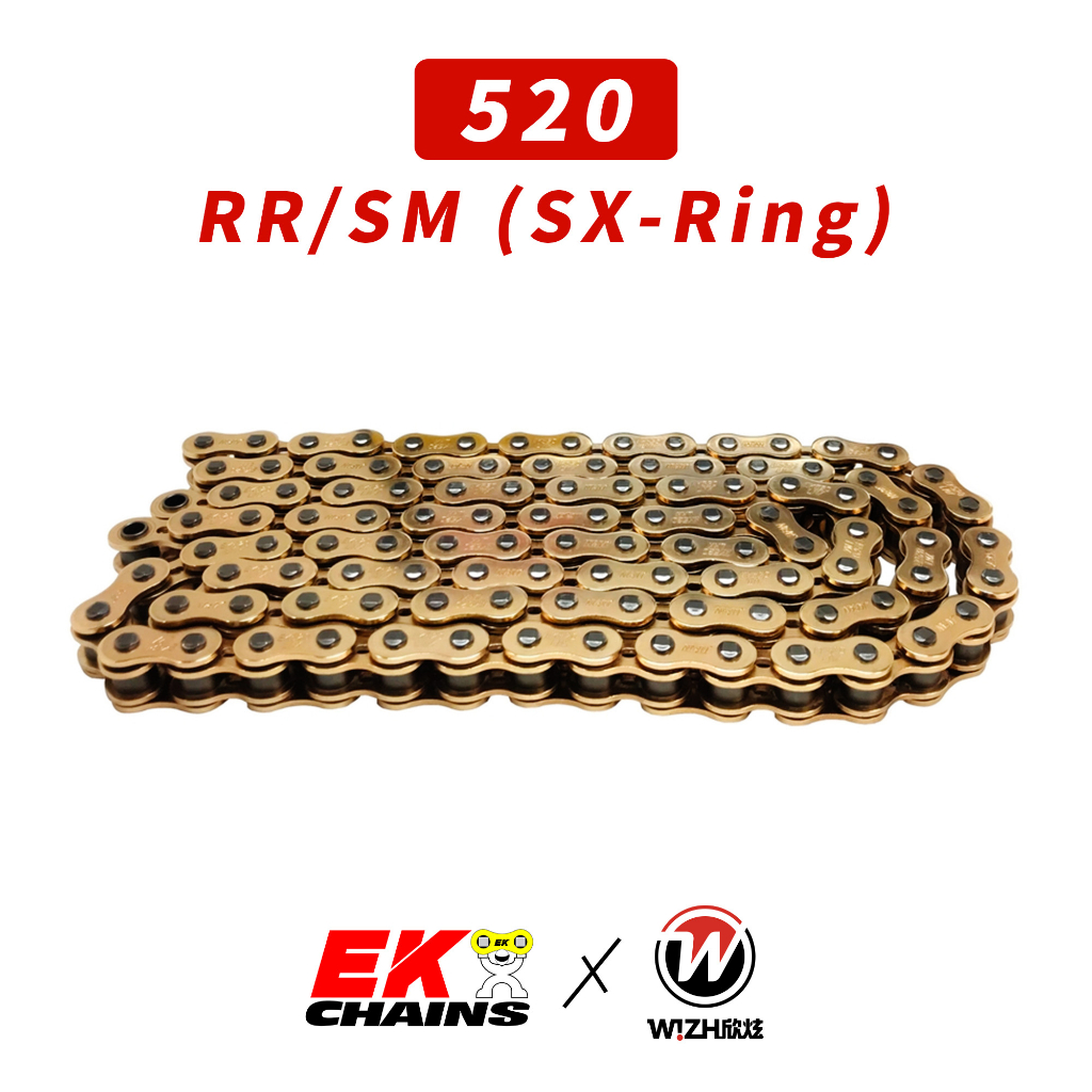 【EK】520｜RR/SM系列 SX-Ring型油封 120L 黃金｜油封鏈條 現貨｜W!ZH 欣炫 | 蝦皮購物