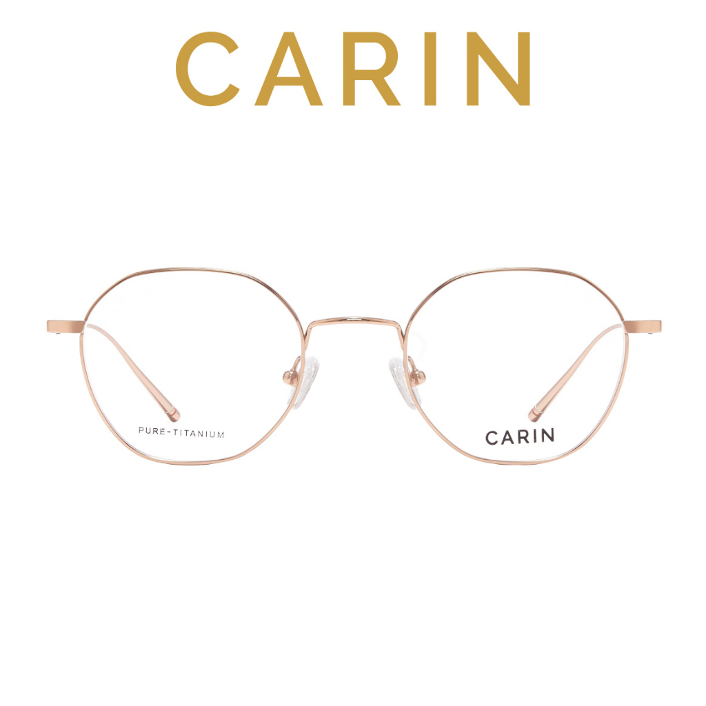 韓國 CARIN 眼鏡 GUS H C3 (玫瑰金) NewJeans同款 鏡框【原作眼鏡】 | 蝦皮購物