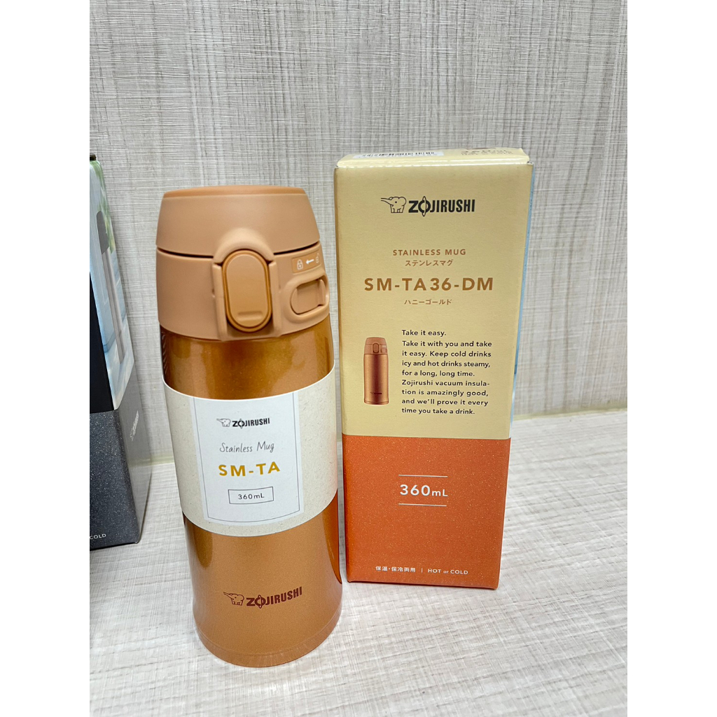 象印Zojirushi不銹鋼保溫瓶/保溫杯360cc＜SM-TA36＞真空保溫杯 | 蝦皮購物