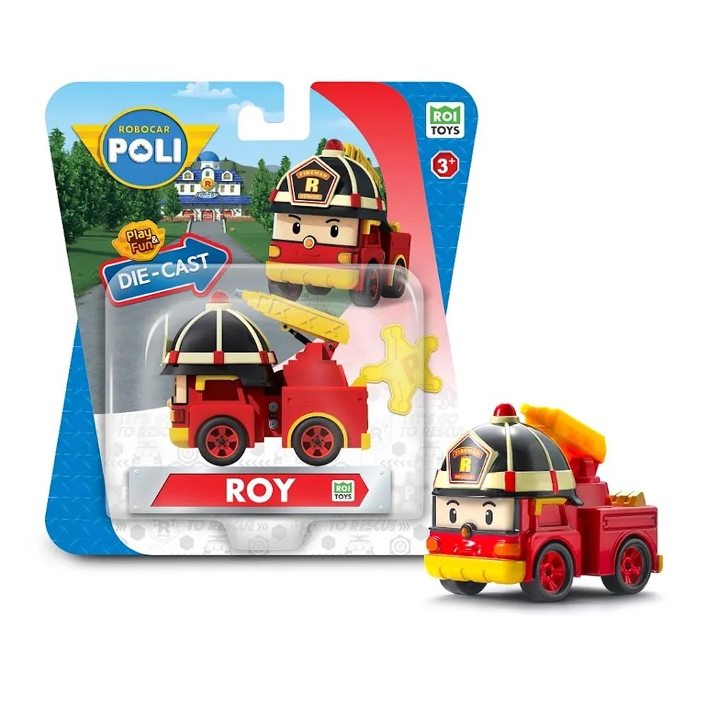 《正版》ROI TOYS 救援小英雄波力 羅伊合金車 | 蝦皮購物