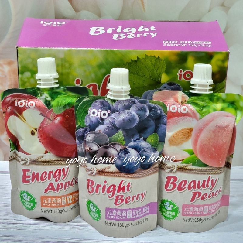 【yoyo home】即期出清 （2024/04/18）十全 iOiO元素果凍蒟蒻150g 蒟蒻飲 蒟蒻果凍 果醋 | 蝦皮購物