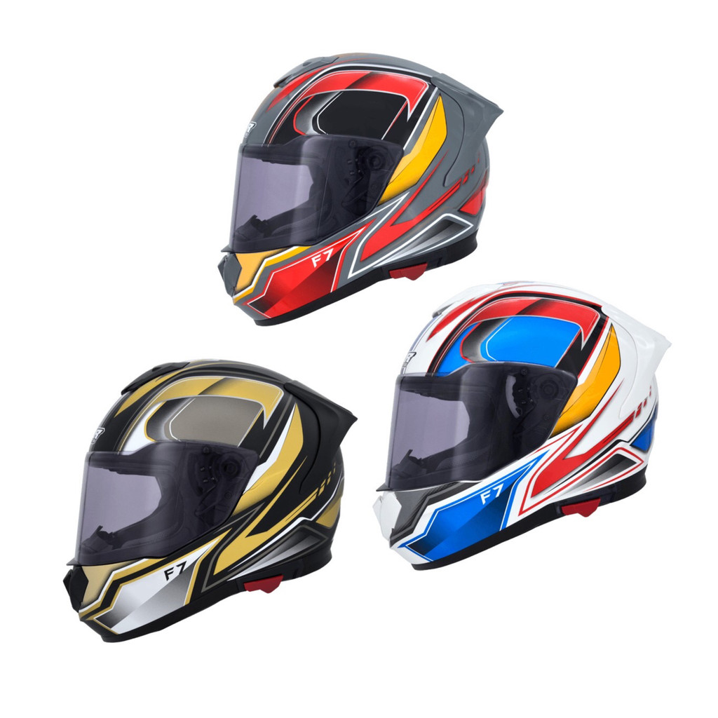 M2R 安全帽 F-7 2 科幻 多色可選 內襯可拆 內藏墨鏡 耳機曹 眼鏡溝槽 全罩 | 蝦皮購物