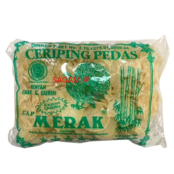 印尼 CAP MERAK Ceriping Pedas 生脆片 木薯脆片 200g | 蝦皮購物