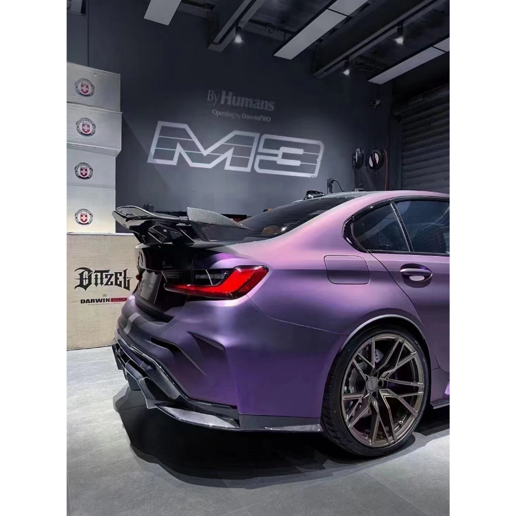 【M.GARAGE】BMW M3 G80 M4 G82 IMP 碳纖維 尾翼 大尾翼 戰鬥尾翼 雙層 改裝 套件 | 蝦皮購物