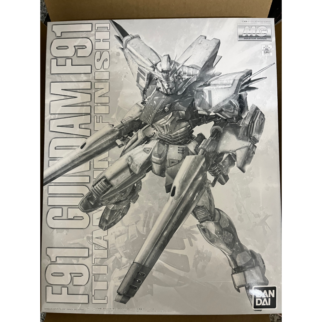 現貨 MG 1/100 F91 Ver2.0 TITANIUM FINISH 鋼彈F91 鈦合金質感 妖花底座 | 蝦皮購物
