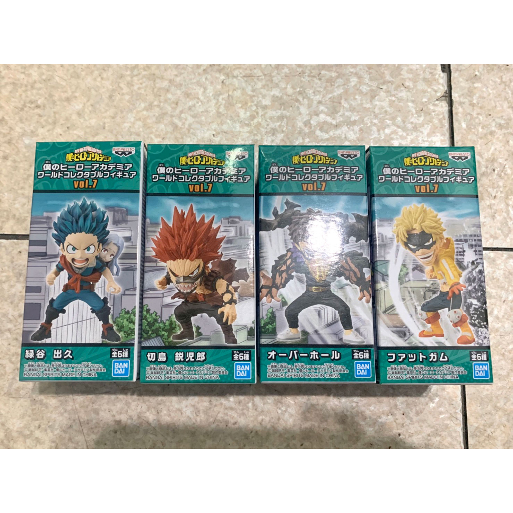 代理版 我的英雄學院 我英 WCF Vol.7 綠谷出久 綠谷 小壞理 切島 治崎 肥膠 | 蝦皮購物