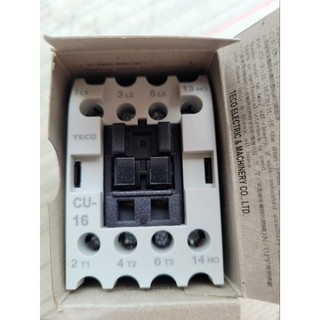 東元 TECO 電磁接觸器 CU-16 CU16 16A 5HP 220V 16安培 電磁開關 5馬力 | 蝦皮購物