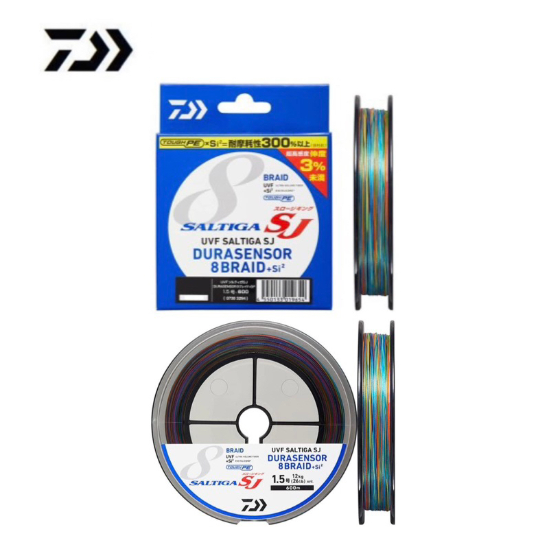 （拓源釣具）免運 DAIWA UVF SALTIGA SJ DURA SENSOR X8 +Si2 PE線 600M | 蝦皮購物