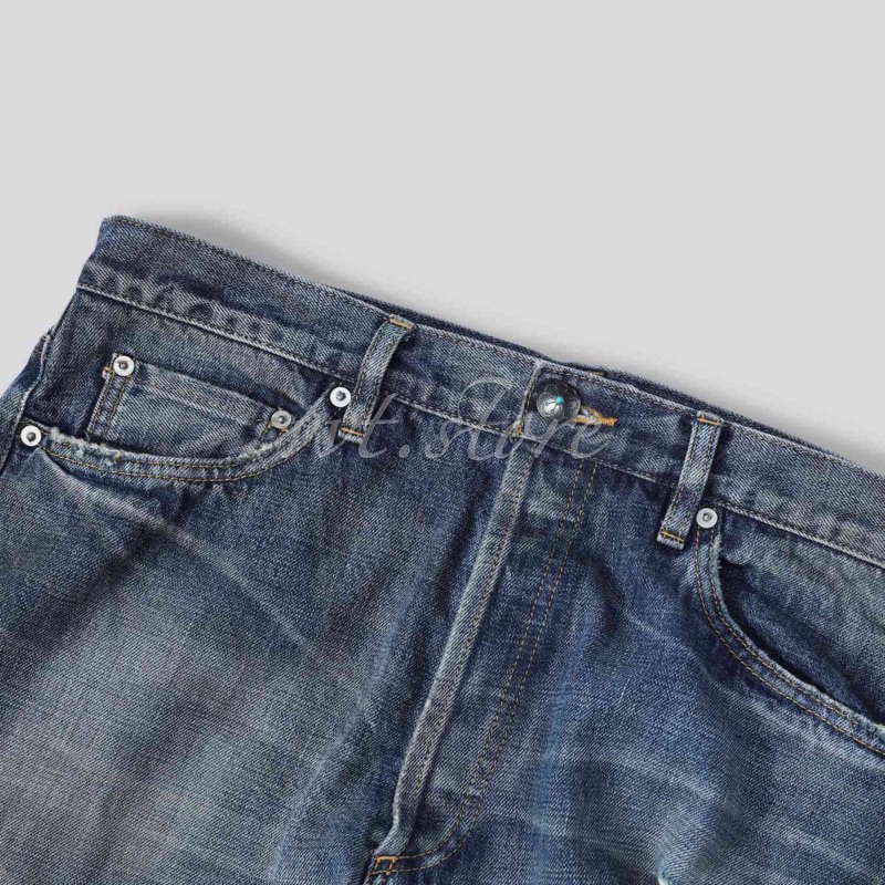 MADNESS 23SS DISTRESSED 5 POCKET DENIM PANTS 九週年水洗破壞 MADNESS 23SS DISTRESSED 5 POCKET DENIM PANTS 九週年水洗破壞