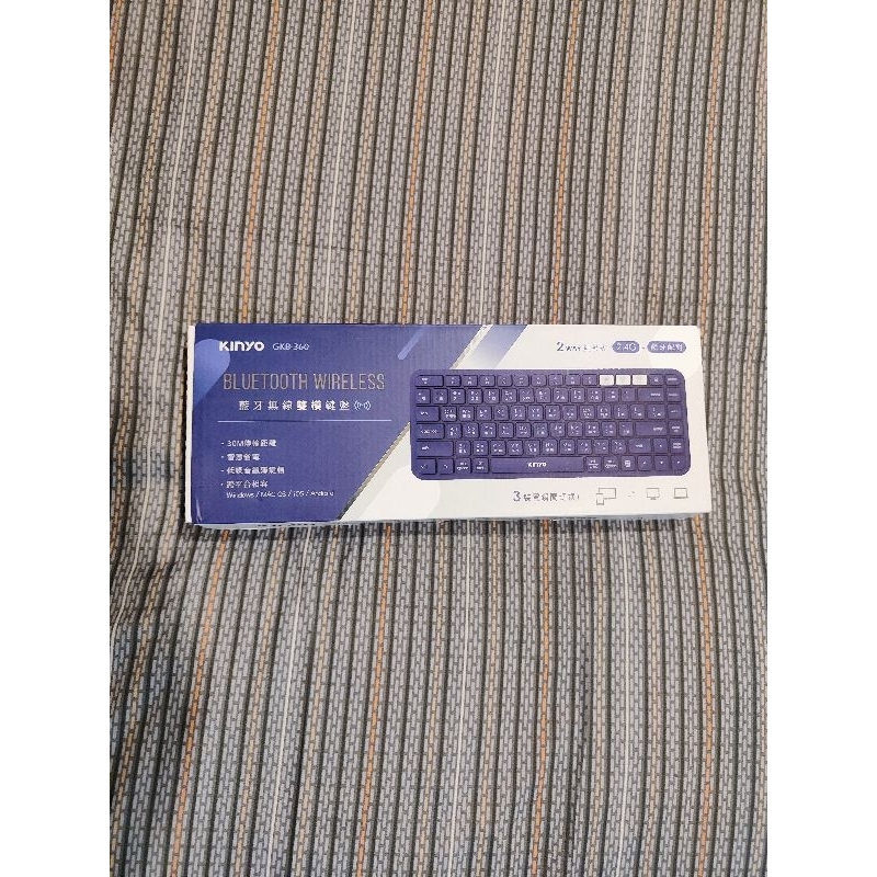 【KINYO】藍牙無線雙模鍵盤 (GKB-360) 通過NCC認證：CCAJ21LP39C0T4 | 蝦皮購物