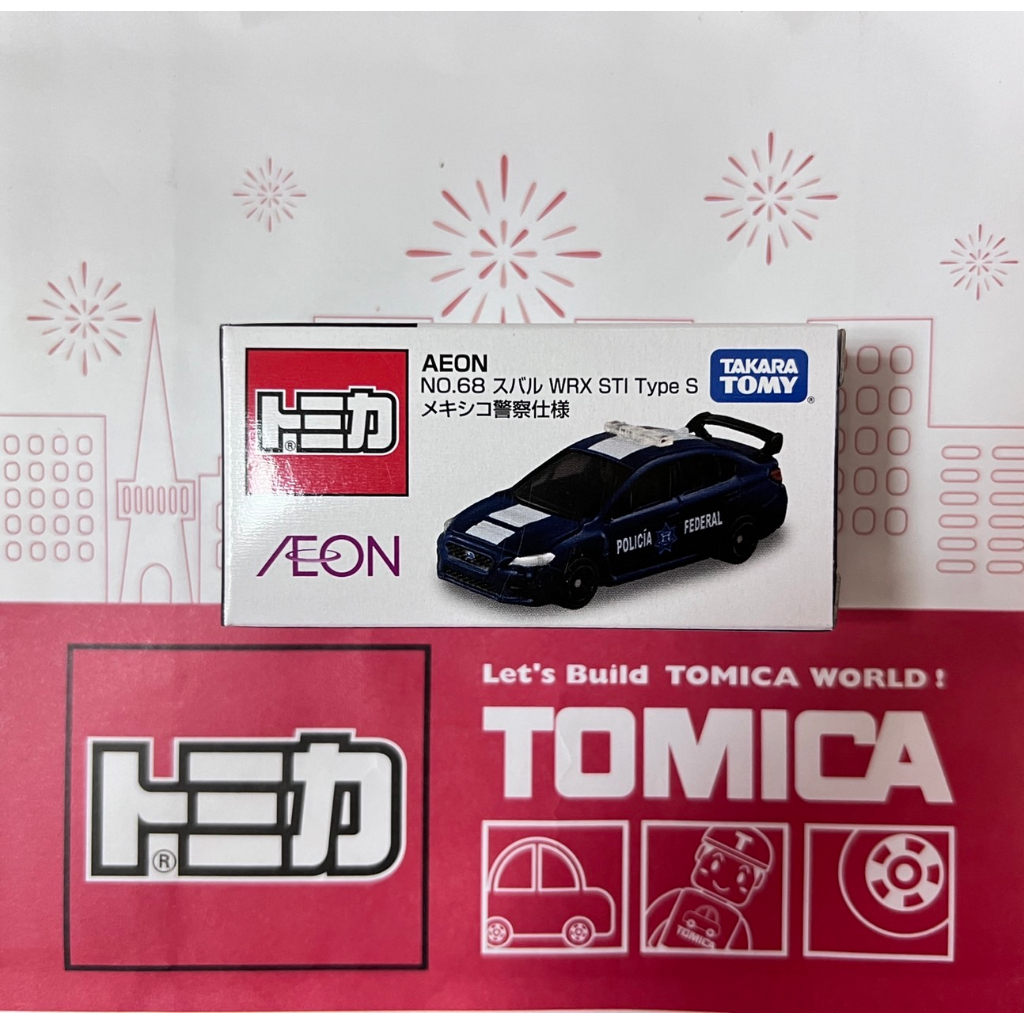 Tomica AEON 限定 NO.68 SUBARU IMPREZA WRX STI Type S特注 墨西哥警察仕様 | 蝦皮購物