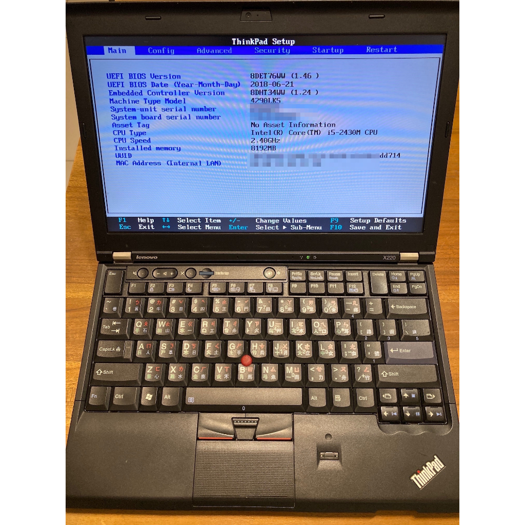 Thinkpad X220 i5-2430M 8GB (含Dock 擴充底座 船塢) | 蝦皮購物
