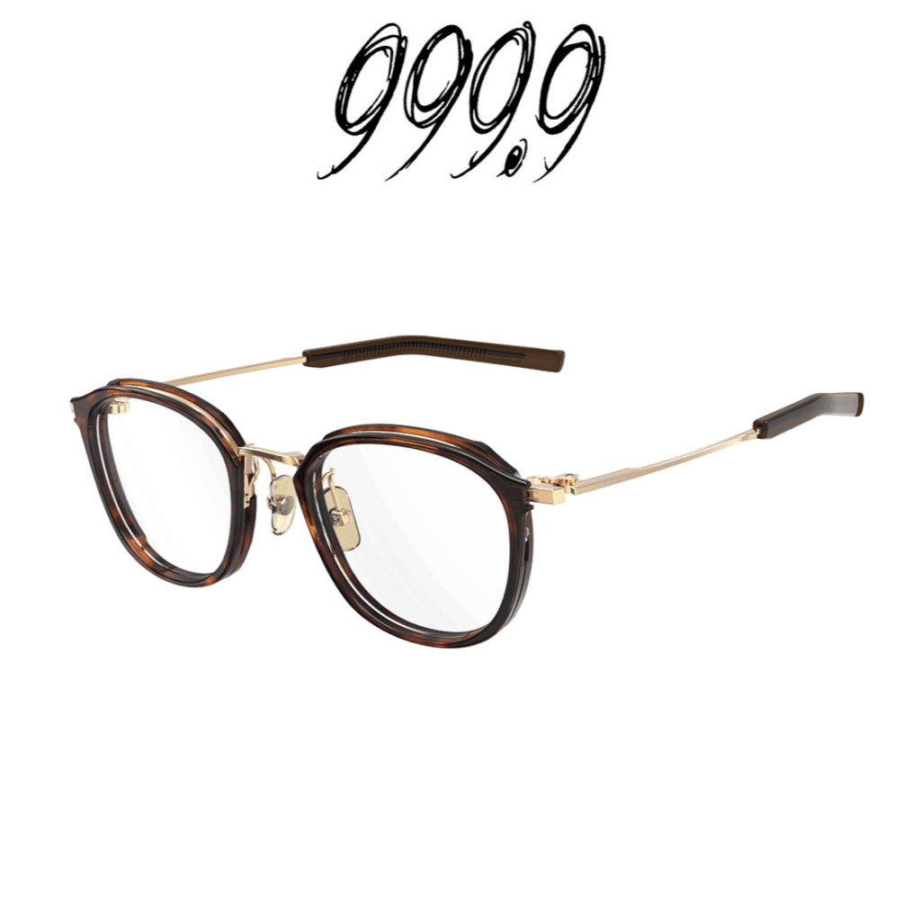 日本 999.9 Four Nines 眼鏡 M-110 8161 (琥珀/金) 鏡框【原作眼鏡】 | 蝦皮購物