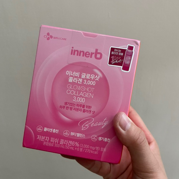 【預購/全新未拆封】CJ innerb GLOWSHOT 膠原蛋白飲一盒300ml (50ml x 6瓶) | 蝦皮購物