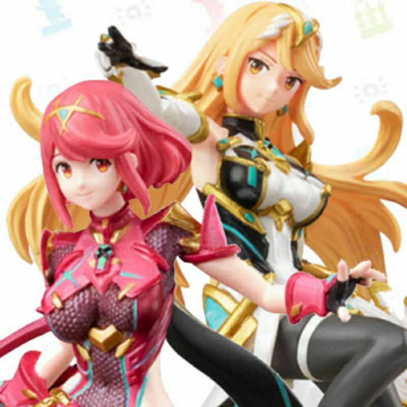 DSC☆全新 現貨 代理版 任天堂amiibo 焰 Pyra 光 Mythra 大亂鬥系列 異度神劍 NS NFC 公仔 | 蝦皮購物