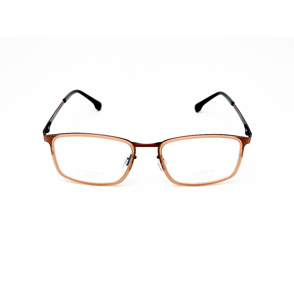 【全新特價】odbo 鈦金屬光學眼鏡鏡框 1827 C54 消光古銅色 輕量化無螺絲設計 | 蝦皮購物
