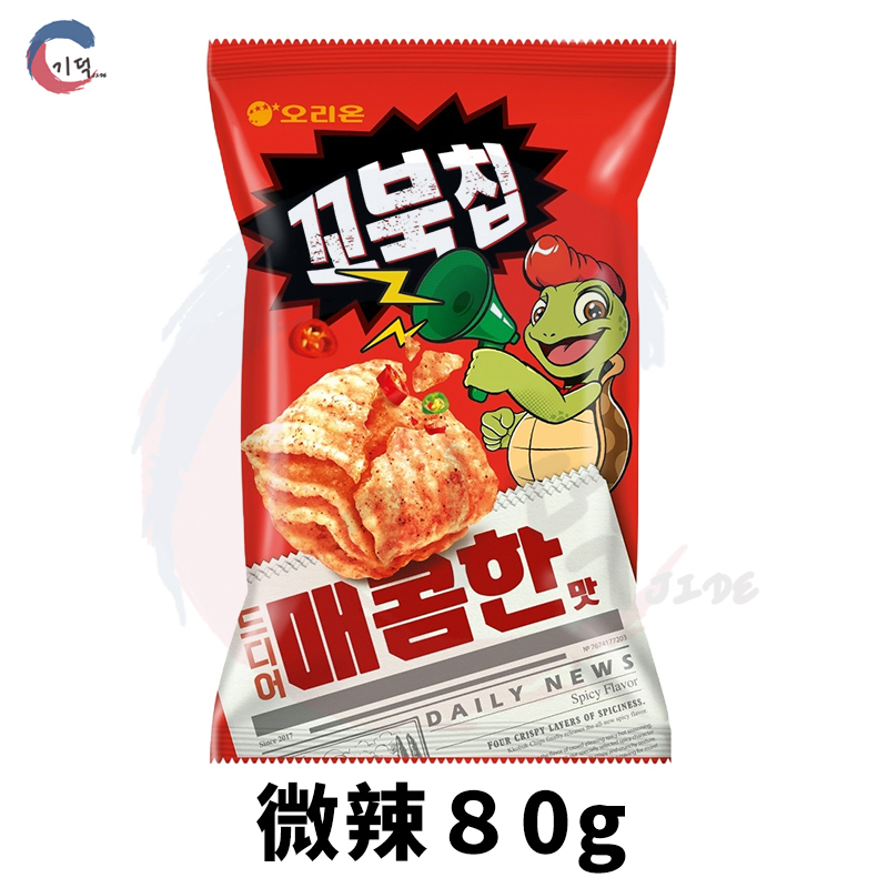 現貨附發票！韓國ORION好麗友 烏龜餅80g 136g 烏龜造型餅乾 玉米濃湯 松露 辣味 麻糬 海苔 江南大叔代言 | 蝦皮購物