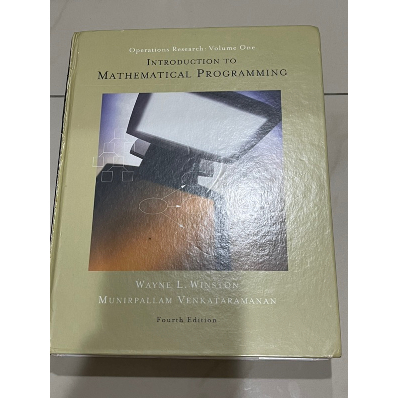 數學規劃 An introduction to mathematical programming | 蝦皮購物
