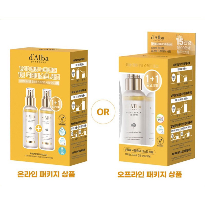 d'Alba x HOSHI 贈小卡 空姐噴霧 白松露雙效精華 水光噴霧 防曬霜 防曬 特典 小卡 dalba | 蝦皮購物