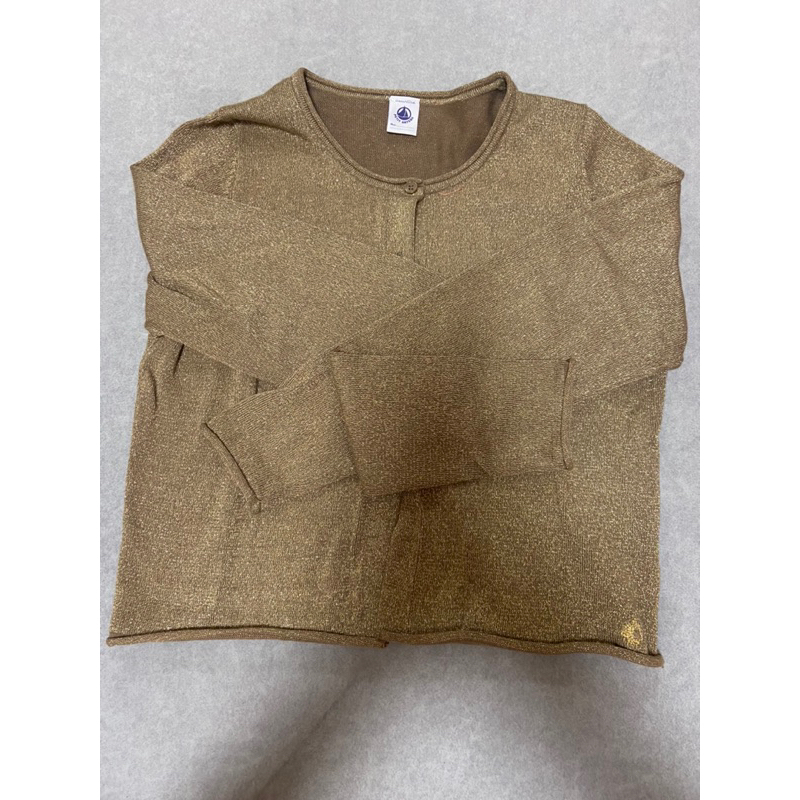 法國petit bateau 小帆船 12y/152氣質金紗小外套 | 蝦皮購物