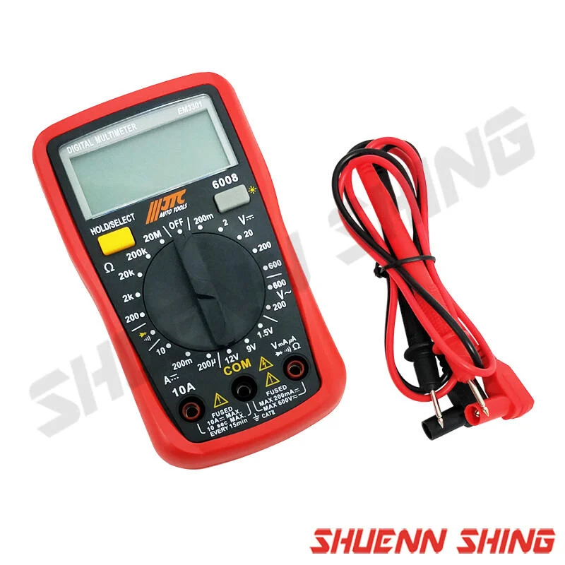 LOCKE汽車工具 機車工具 機械工具///數字型三用電錶 JTC-6008 | 蝦皮購物