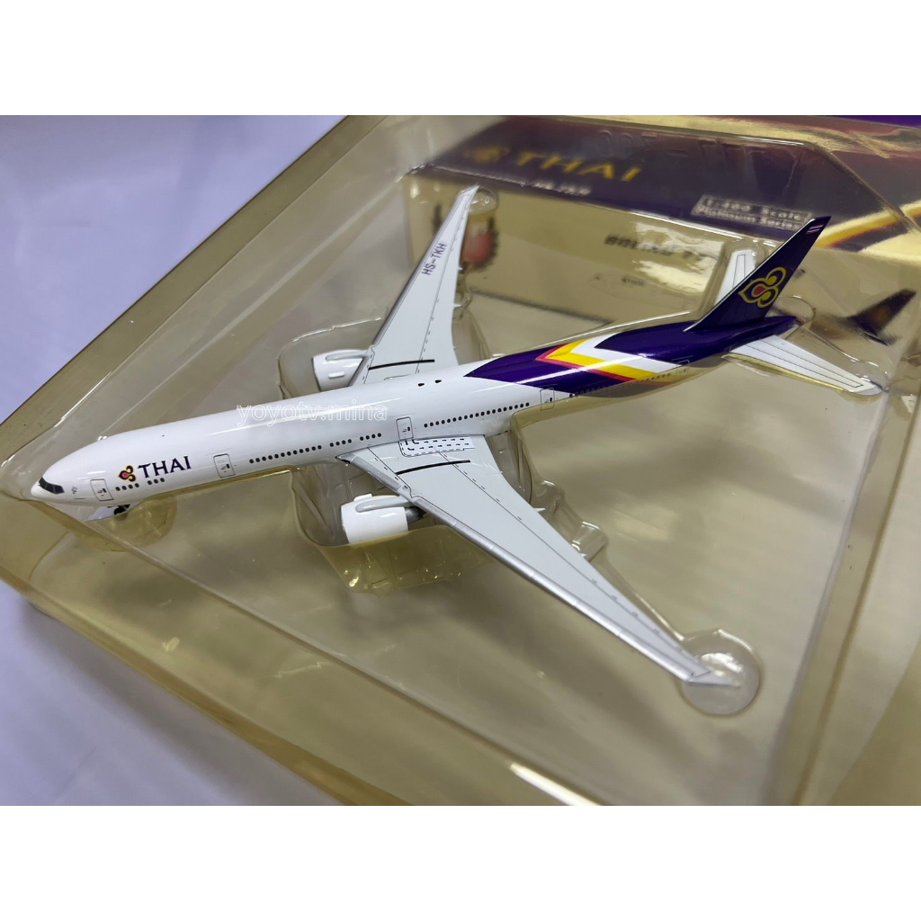 「保溫之家」泰國航空 Thai BOEING 777-300/ER HS-TKH 1:400 金屬 飛機模型 10435 | 蝦皮購物
