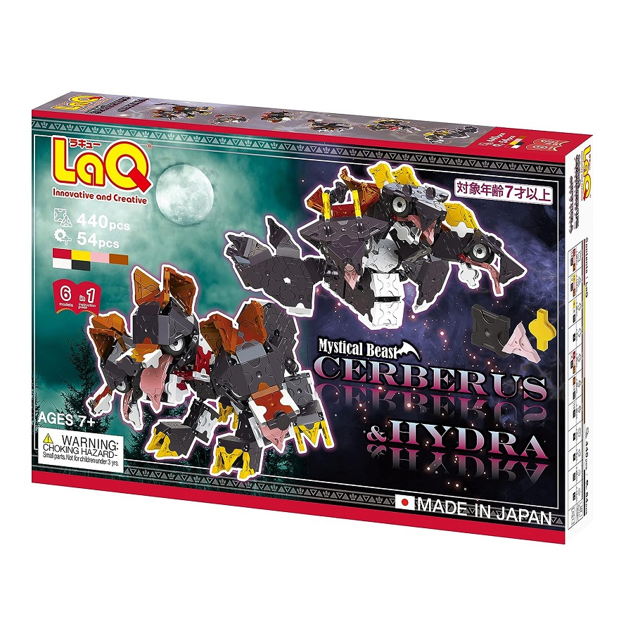 【LaQ】 地獄犬與九頭蛇(440pcs+54pcs) 日本製造立體3D拼接積木/益智玩具/台灣獨家代理 | 蝦皮購物