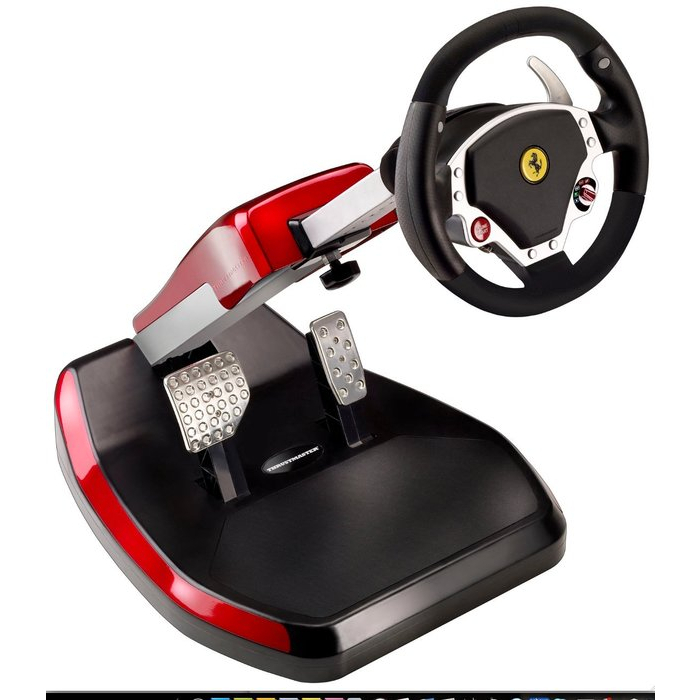Thrustmaster Ferrari Wireless F430 電玩方向盤踏板組 PS3 PC | 蝦皮購物