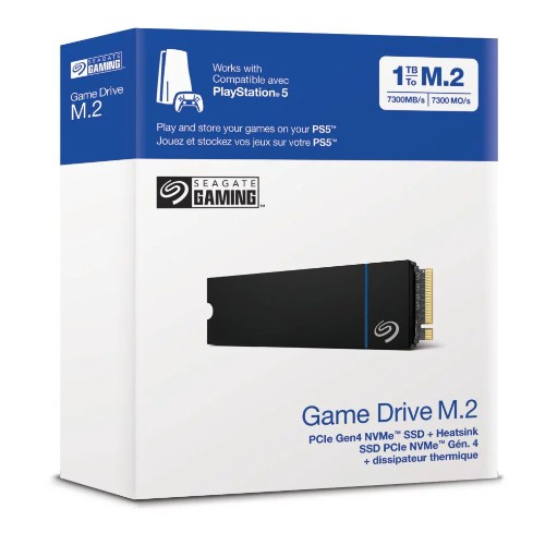 全新 PS5周邊擴充用 Seagate Game Drive M.2 SSD固態硬碟 含散熱片 1TB/2TB | 蝦皮購物