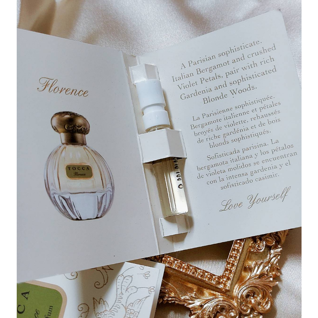 一聞就上癮的貴族香~TOCCA Florence 佛羅倫斯 女性淡香精 試管小香 針管香水 新款 1.5ML/可噴式 | 蝦皮購物