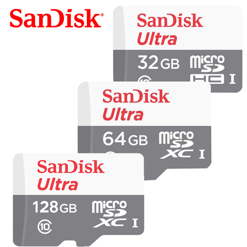 【公司貨】SanDisk microSD C10 記憶卡 32G 64G 128G 256G 紅卡 白卡 | 蝦皮購物