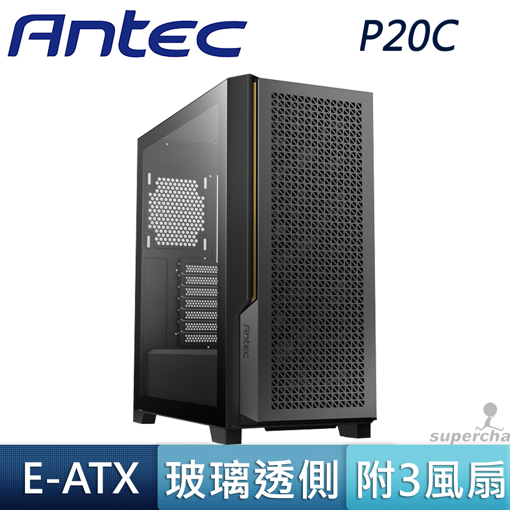 Antec 安鈦克 P20C 白色 Type-C 雙CPU 風扇 360 水冷排 玻璃側板 E-ATX 電腦機殼 | 蝦皮購物