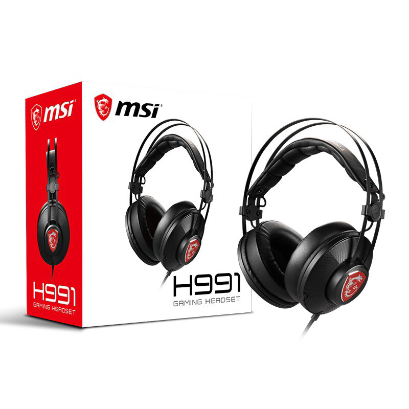 MSI H991 Gaming Headset 專業電競耳機 有線耳機 (有耳麥） | 蝦皮購物